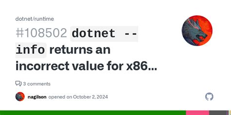 `dotnet Info` Returns An Incorrect Value For X86 Sdk With Non Native
