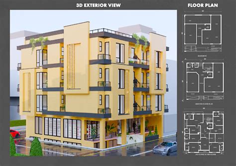 do 3d modeling and architectural rendering by spatial sense66 fiverr