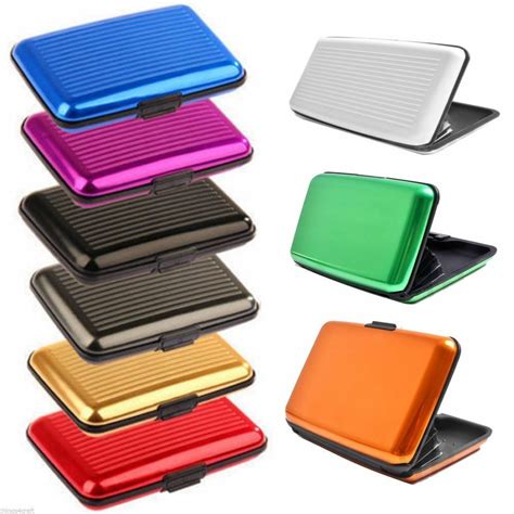 Rfid Credit Card Security Case Extra Thick Card Holder Aluminum Hard