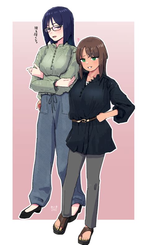 Kaneshiya Sitara And Momoshina Fumika Alice Gear Aegis Drawn By