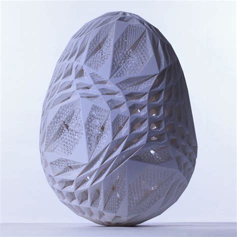 Parametric Designed Easter Egg By Daniel Welham And Mark Nicol Architectural Easter Egg Design