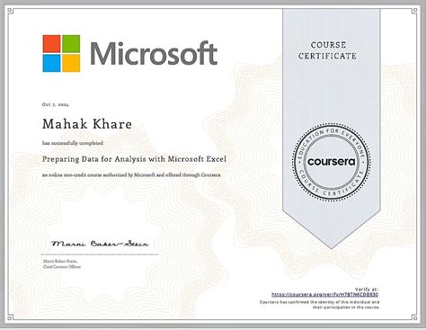 mahak khare on linkedin coursera microsoft