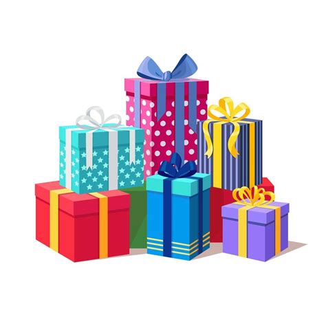 Stack Of Birthday Presents