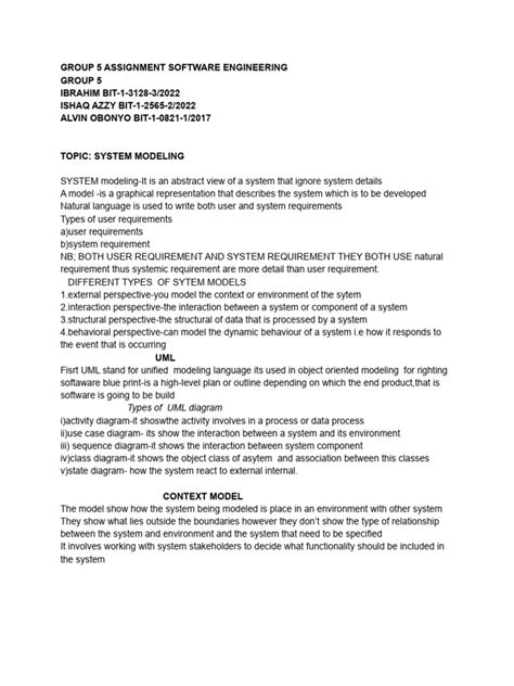 Se Ass Pdf Class Computer Programming Use Case