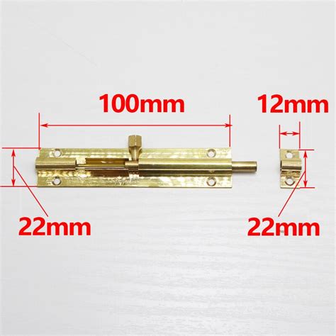 Brass Doors Slide Latch Lock Bolt Latch Barrel Hom Vicedeal