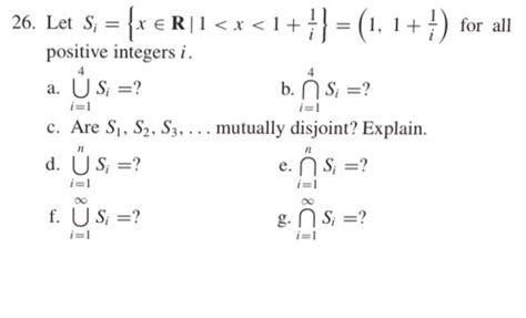 Solved Let Si X Elementof R
