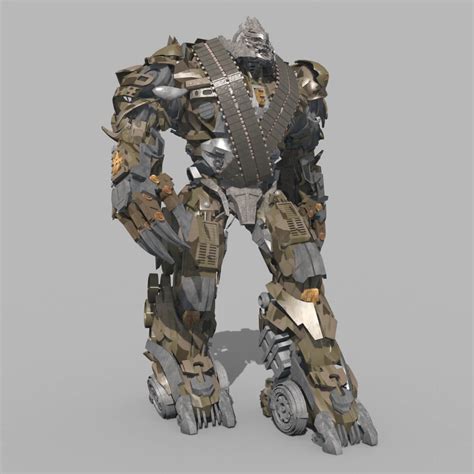 Megatron Ressurection 3d Animated Transformer Model By Virtual Creator