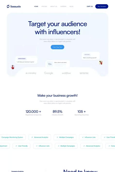 slice · webflow html website template on landbook get inspired by