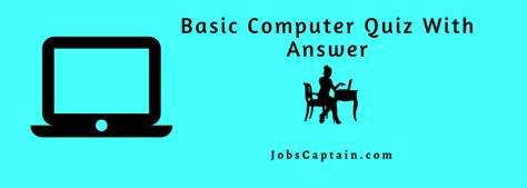 Basic Computer Quiz Questions With Answers