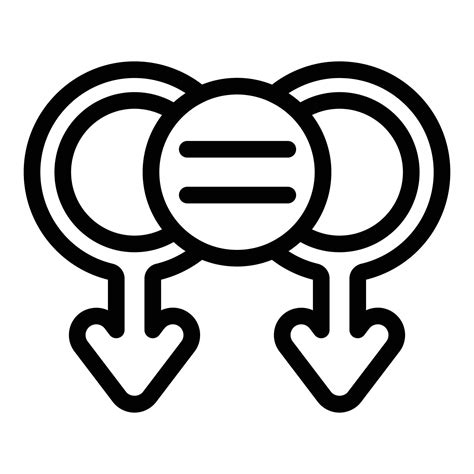 Gender Identity Sex Icon Outline Style 15891578 Vector Art At Vecteezy