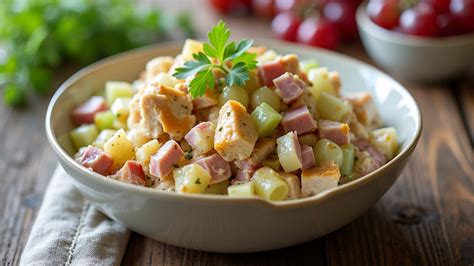 Honey Baked Ham Chicken Salad Recipe