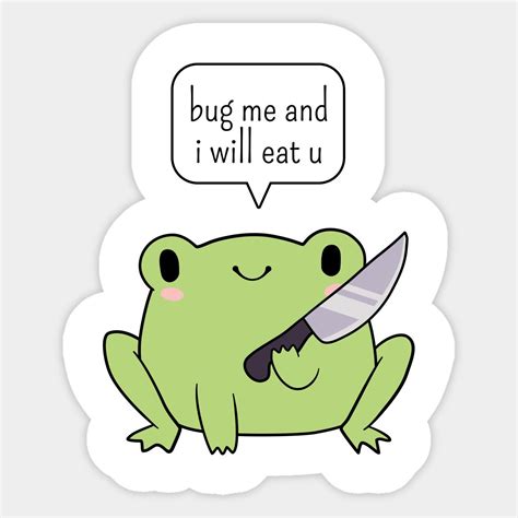 Cute Frog With A Knife By Electricfangs Cute Frogs Frog Drawing
