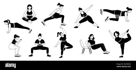 Diverse Women Engaged In Various Fitness Activities Showcasing Strength