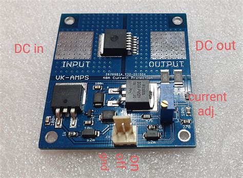 Ldmos Over Current Protection Module 40a 80a 120a 25 62v — Vk Amps