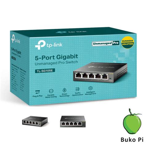 TP LINK SG105e 5 Port Gigabit Unmanaged Pro Switch Lazada PH