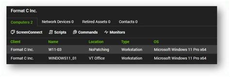 Connectwise Automate Dark Mode Visionary 360