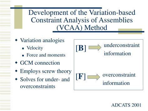 Ppt Exact Constraint Design Using Tolerance Analysis Methods
