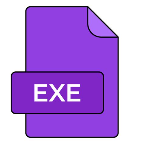 Exe Extension Generic Color Lineal Color Icon