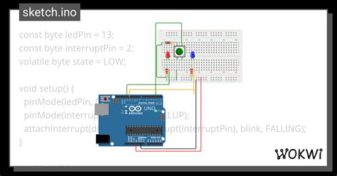 Drukknop Copy Wokwi ESP STM Arduino Simulator