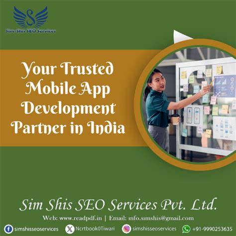 Your Trusted Mobile App Development Partner In India By Sim Shis Seo