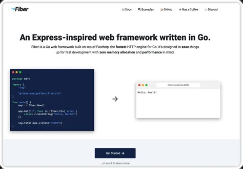 Go语言入门go Web Fiber框架快速了解 Golang教程网