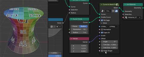 Curve To Mesh Pro Uniform UVMap Based On Radius Superhive Formerly Blender Market