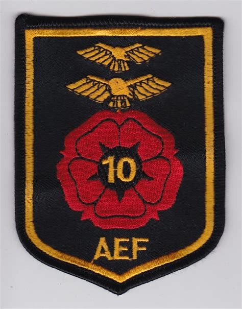 Raf Patch 10 Air Experience Flight Aef Crest Patch