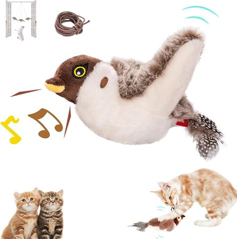 Aednx Flapping Bird Cat Toy 2027 New Rechargeable