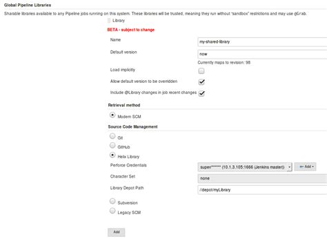 Global Pipeline Library Guide