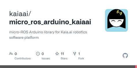 Github Kaiaaimicrorosarduinokaiaai Micro Ros Arduino Library For