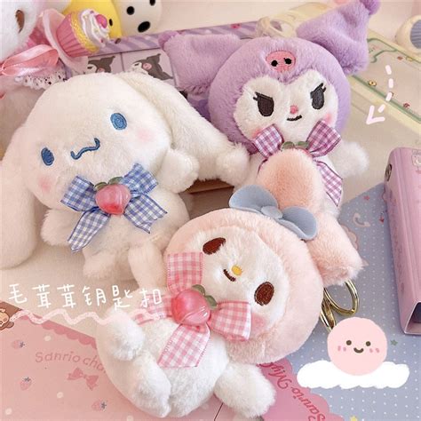 Sanrio My Melody Kuromi And Cinnamonroll Kawaii Pink White Etsy Australia