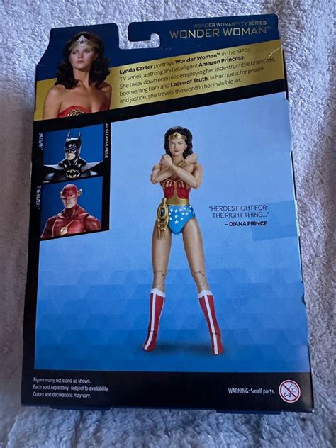Lynda Carter Wonder Woman Action Figure In Original Sealed Box
