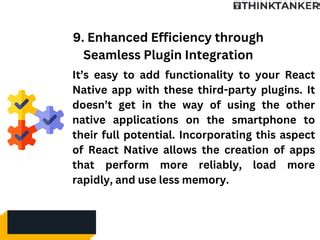 10 Reasons Why You Should Consider React Native Over Native PPT
