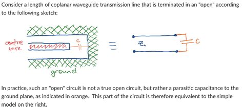 Solved Consider A Length Of Coplanar Waveguide Transmission