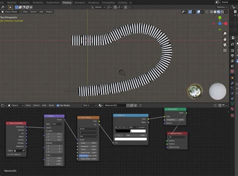 Trying To Learn Basic Animation Using Curve And Array Modifier And Get