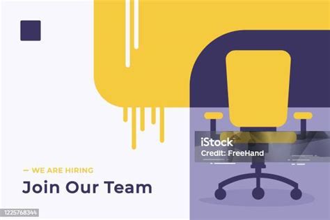 우리는 빈 사무실 의자를 격리된 벡터 개념을 고용하고 있습니다 가구에 대한 스톡 벡터 아트 및 기타 이미지 가구 개념