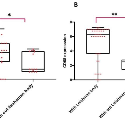 Cd1a And Cd68 Staining In Skin Tissue Samples Quantified A Increased