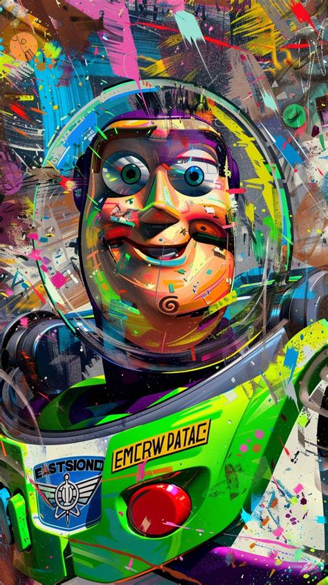 Buzz Lightyear Animated Illustration