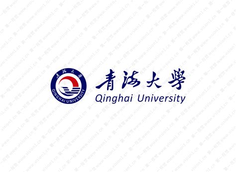 青海大学logo校徽png透明底ai矢量素材 第一视觉