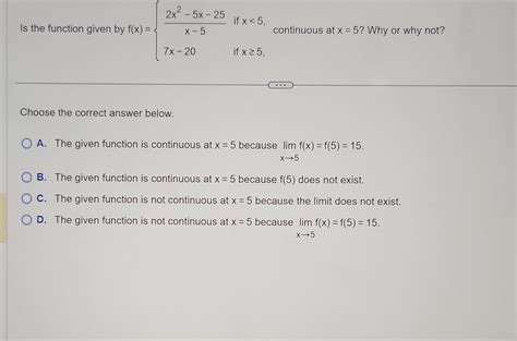 Solved Is The Function Given By Fx 2x²