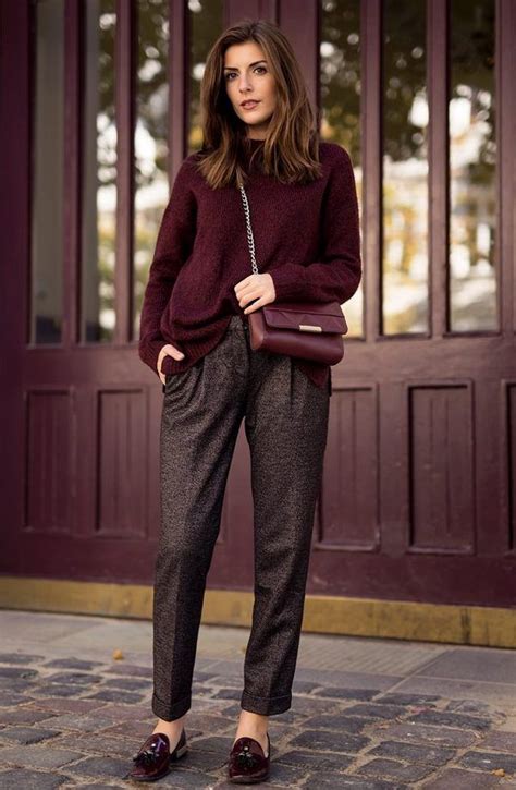 Contact Support Burgundy Sweater Outfit Burgundy Outfit Plum