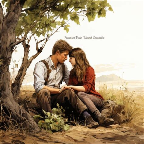 Premium Photo Color Illustration Of Tree Planting By A Couple