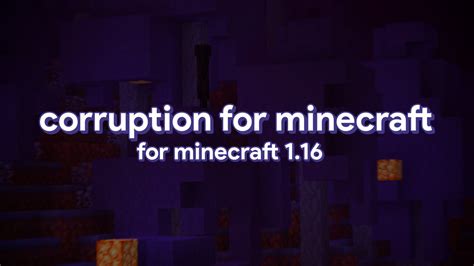 Corruption In Minecraft Minecraft Texture Pack