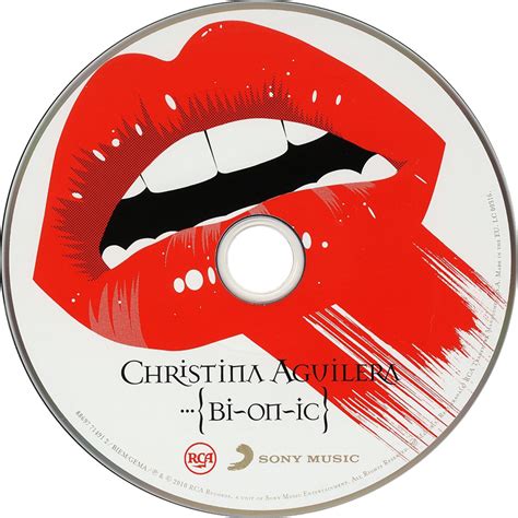 Car Tula Cd De Christina Aguilera Bionic Deluxe Edition Portada