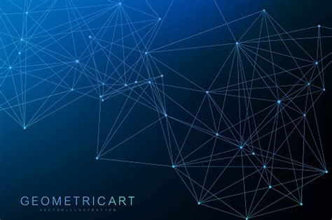 과학 6 각형 패턴의 현대 미래 배경입니다 입자 의료 기술 화학 과학에 대 한 분자 구조와 가상 추상 배경 소셜 네트워크 벡터