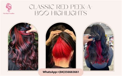 Top 20 Trendy Black Hair With Red Highlights Ideas 2025 Vin Hair