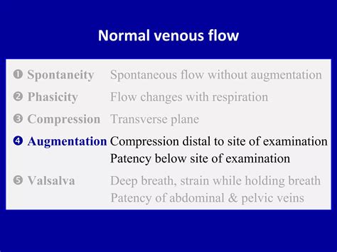 Doppler Ultrasound Of Normal Venous Flow Pptx