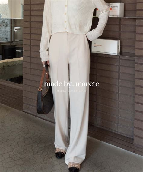 마에뜨 여름슬랙스🌴 자체제작 반짝특가 모아 세미 슬랙스 2 Color 오피스룩하객룩데일리룩출근룩세미와이드슬랙스🫧