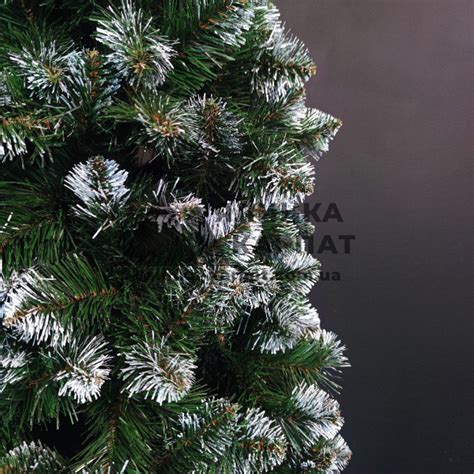 Штучна ялинка Лідія з білими кінчиками 2 2м Ялинка Карп