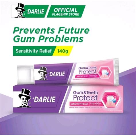 Darlie Gum And Teeth Protect Toothpaste Sensitivity Relief 140g